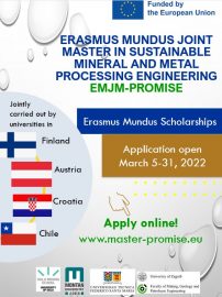 EMJM PROMISE – Erasmus Mundus Joint Master in Sustainable Mineral and ...