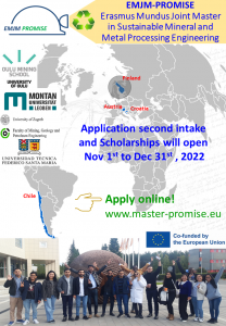 EMJM PROMISE – Erasmus Mundus Joint Master in Sustainable Mineral and ...